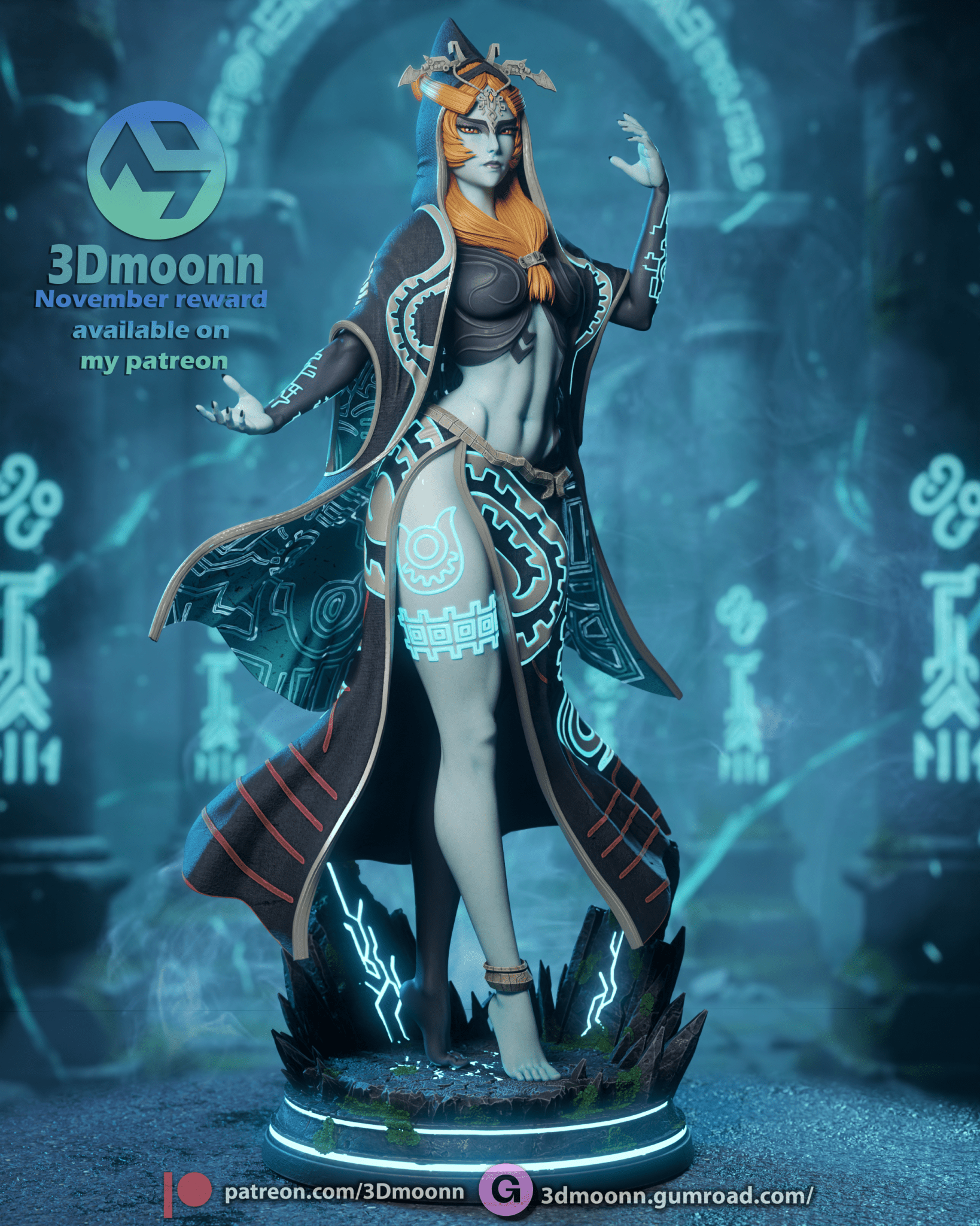 Midna - 3DMoonn - Dark Forge Arts